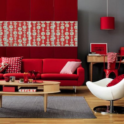Marzua: El color rojo en la decoración