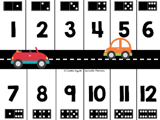 Teachable Moments: Domino Parking Lot Freebie
