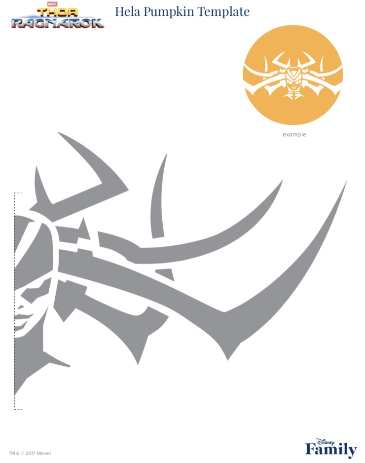 Thor: Ragnarok Hela Inspired Pumpkin Carving from Disney Family | Happy ...