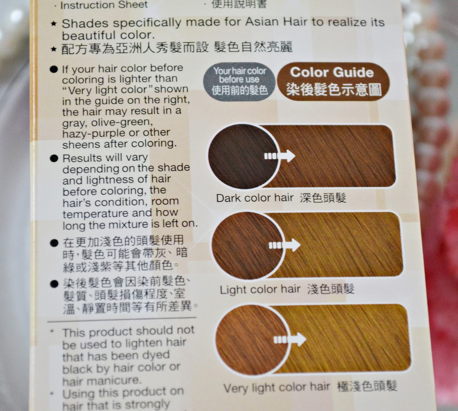 Liese Color Chart