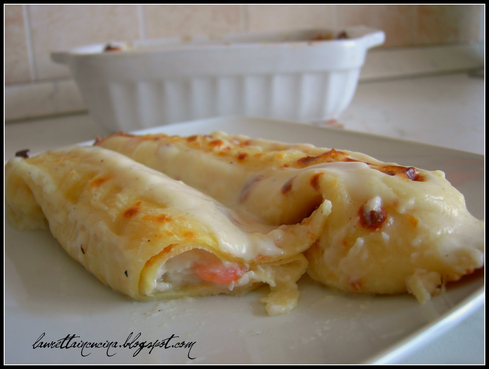 Lauretta in CuCiNa: Crepes salate con platessa e gamberetti