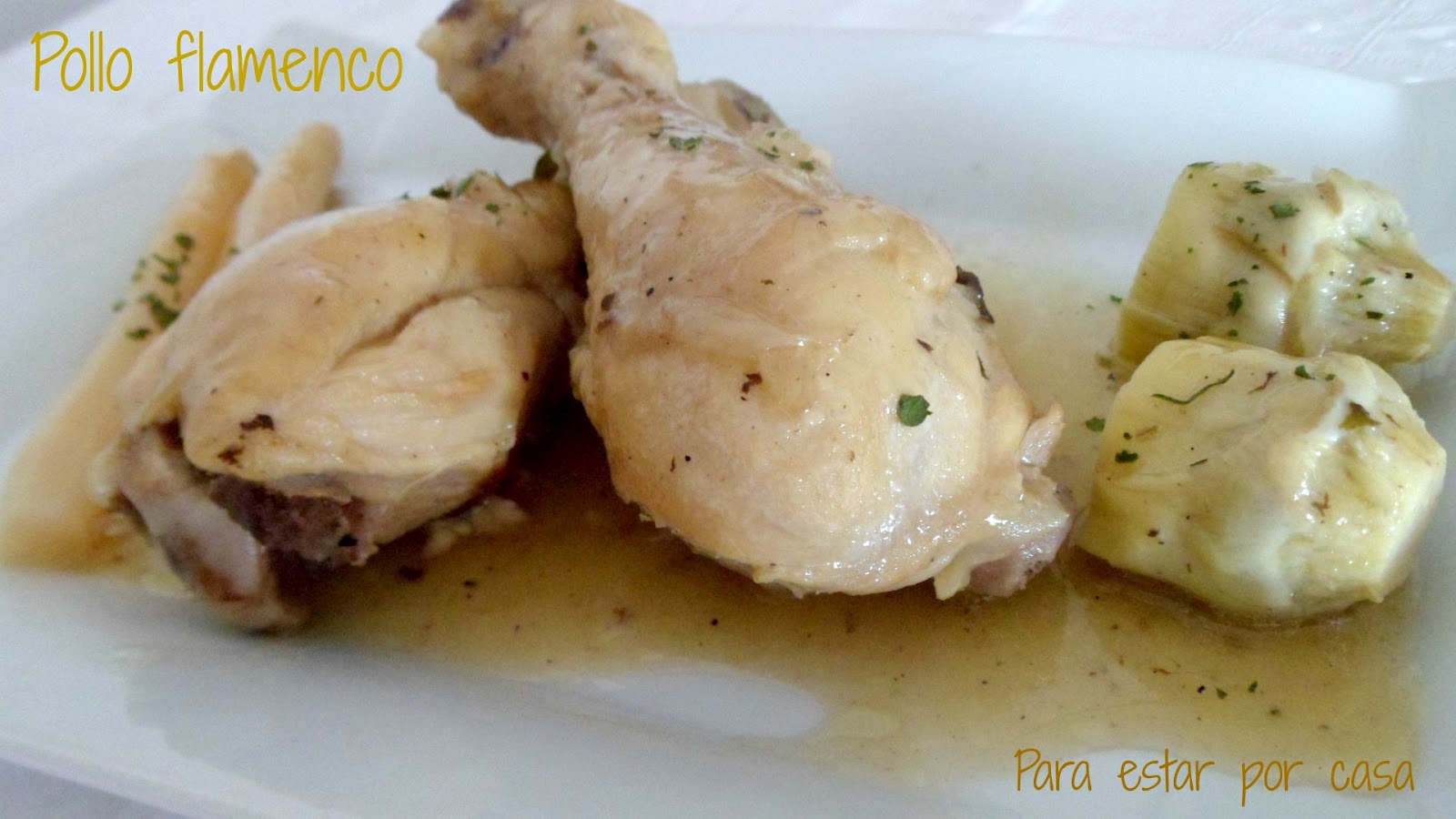 Para estar por casa: Pollo flamenco