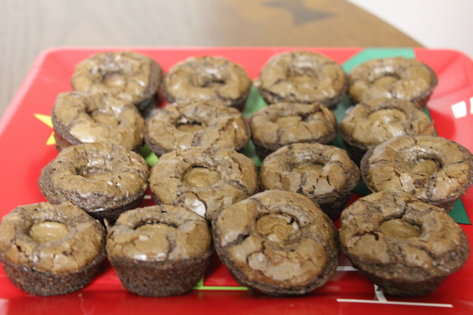 simply made with love: Mini Rolo Brownie Bites