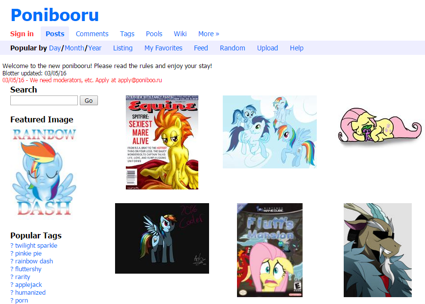 Horse News: New booru on the block