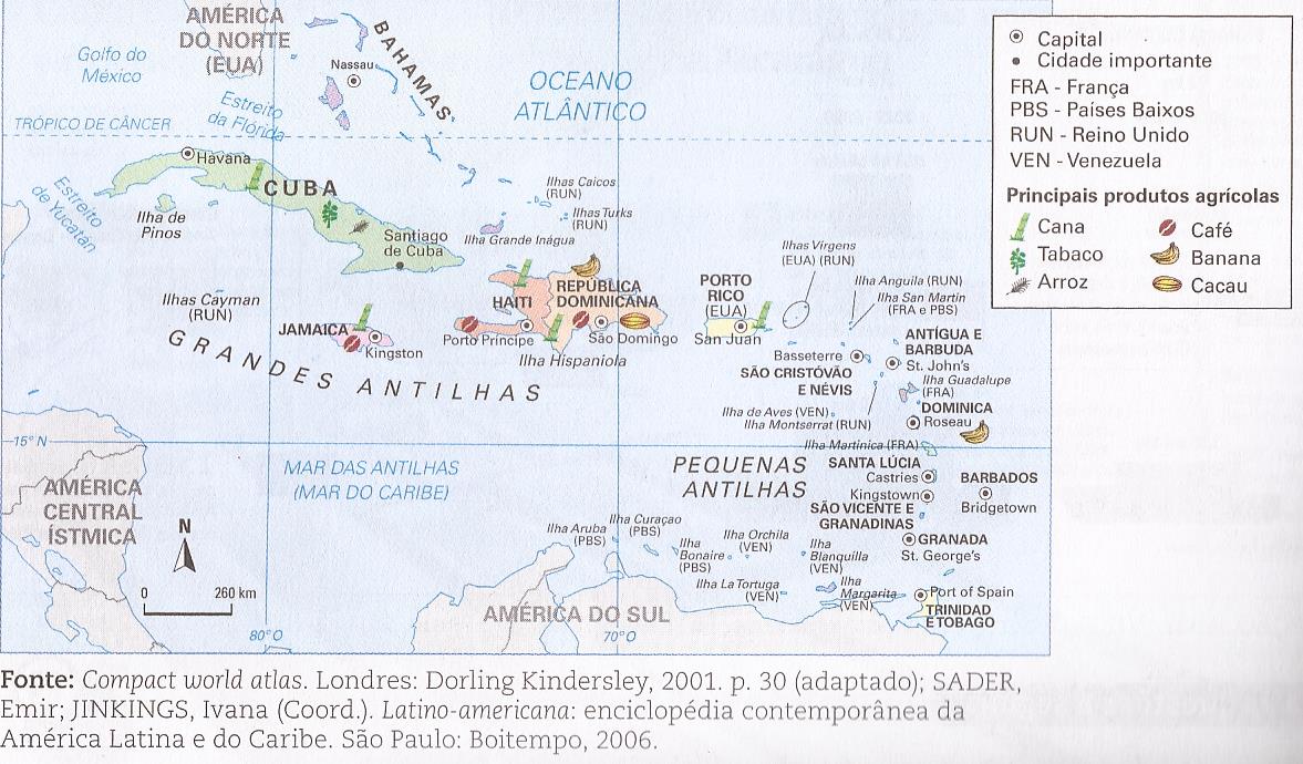 BLOG DO PROFESSOR MARCIANO DANTAS: AS ANTILHAS