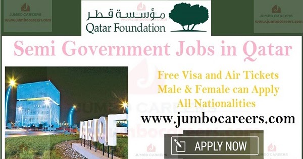Qatar Foundation (QF) Careers | Latest Semi Government Jobs in Qatar 2024