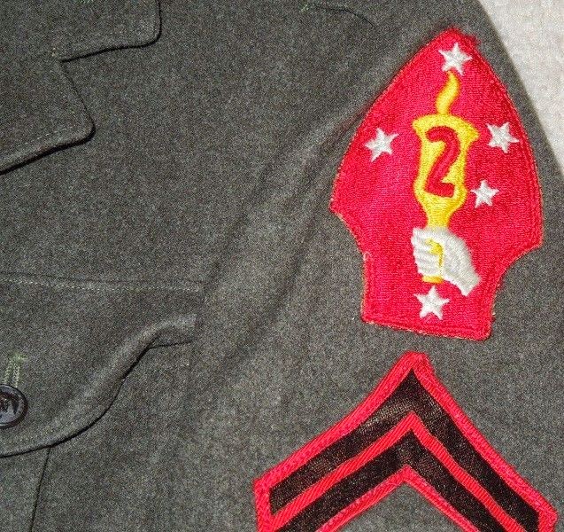 Marines In Forest Green: WWII USMC Corporal Uniform Jacket 5th Service ...