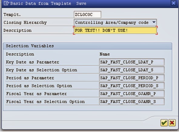 Hello World :) : SAP Closing Cockpit w example