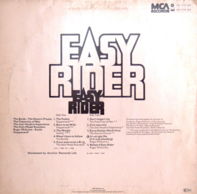 guitarists - by Mr. Hyde: EASY RIDER (original Soundtrack) - LP VINILE
