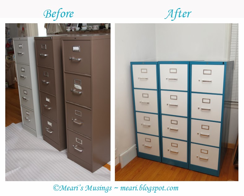 Meari's Musings: DIY Filing Cabinet Makeover