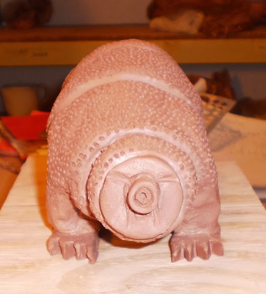 Aberrant Ceramics: Bread-Loaf-Sized Tardigrade WIP