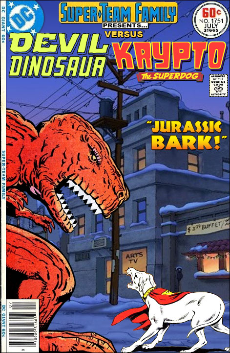 Super-Team Family: The Lost Issues!: Devil Dinosaur Vs. Krypto