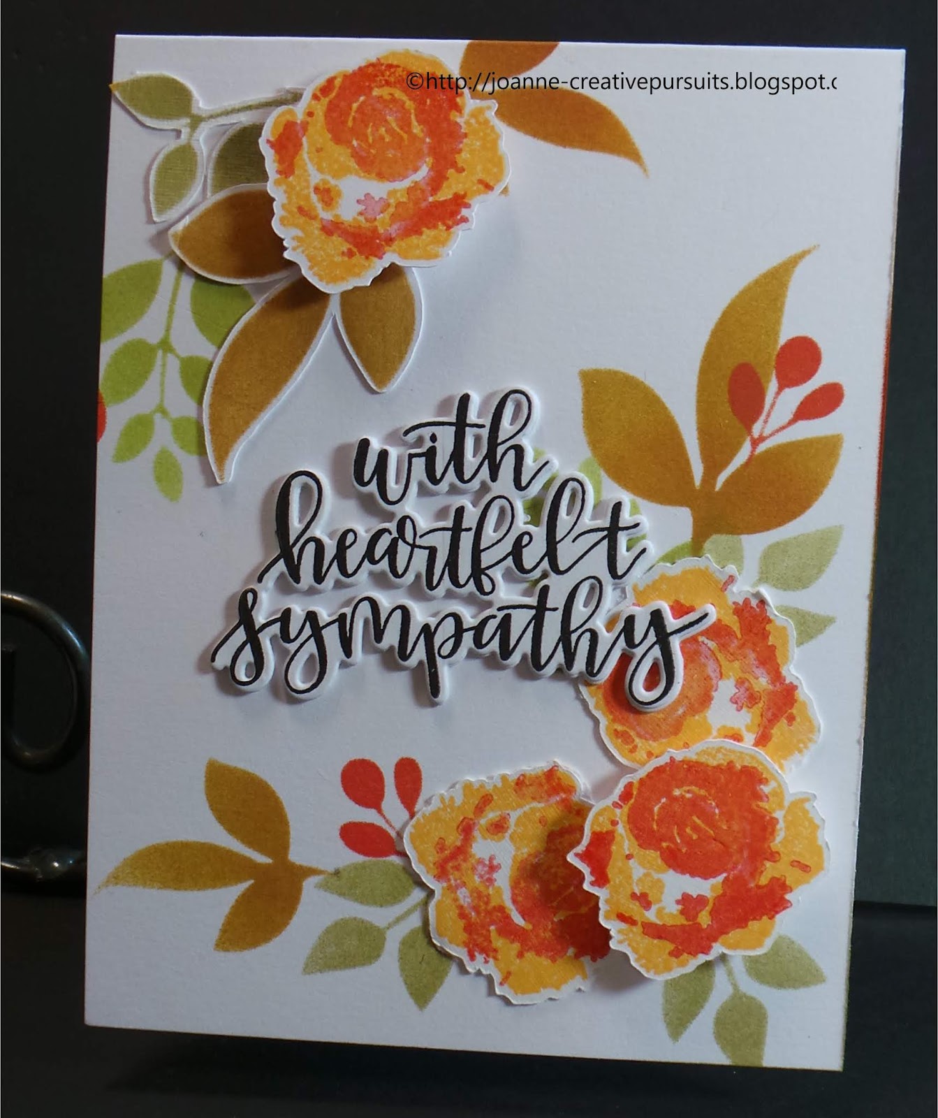 Creative Pursuits: Heartfelt Sympathy 1 and 2