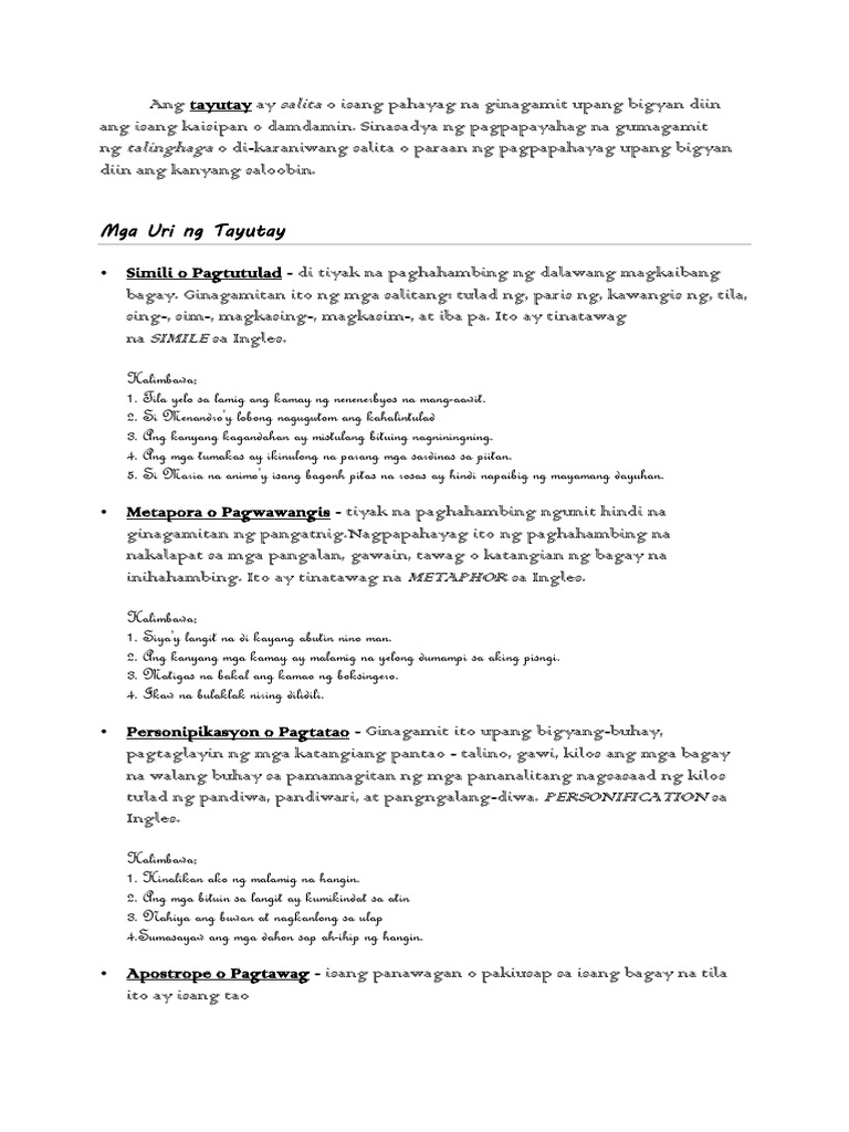 dalawang uri ng paghahambing - philippin news collections