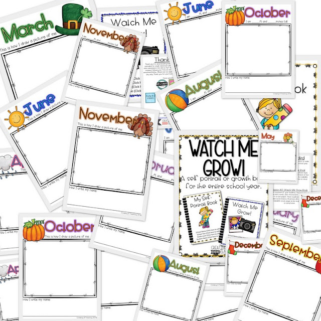 Watch Us Grow! {A Monthly Activity} | creating & teaching