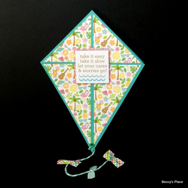 Beccy's Place: Tutorial - Kite Fold Card