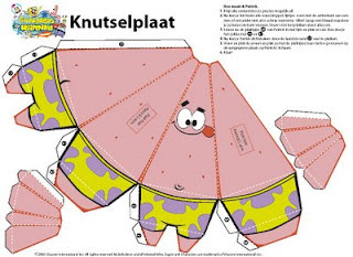 Spongebob dan Patrick Paper Craft | Indonesia Tutorial PaperCraft ...