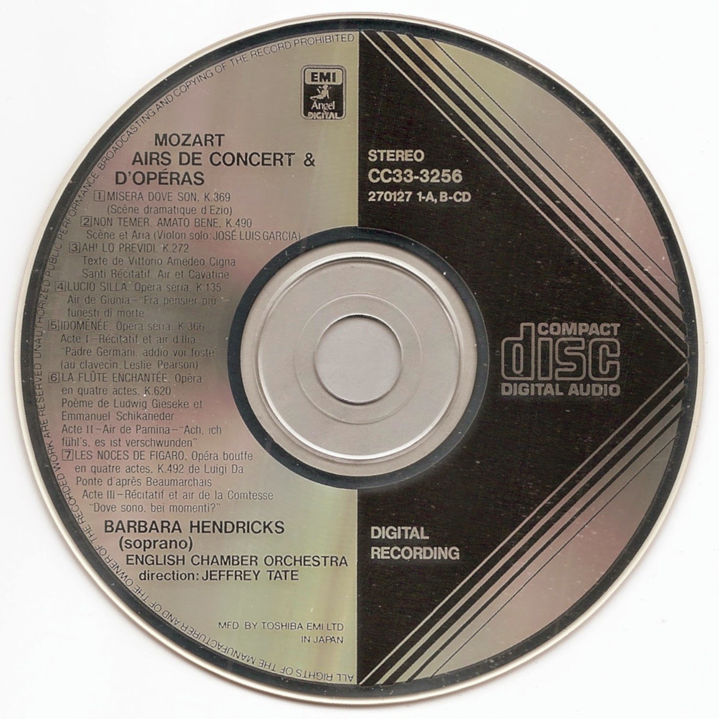 The First Pressing CD Collection: Wolfgang Amadeus Mozart - Barbara ...