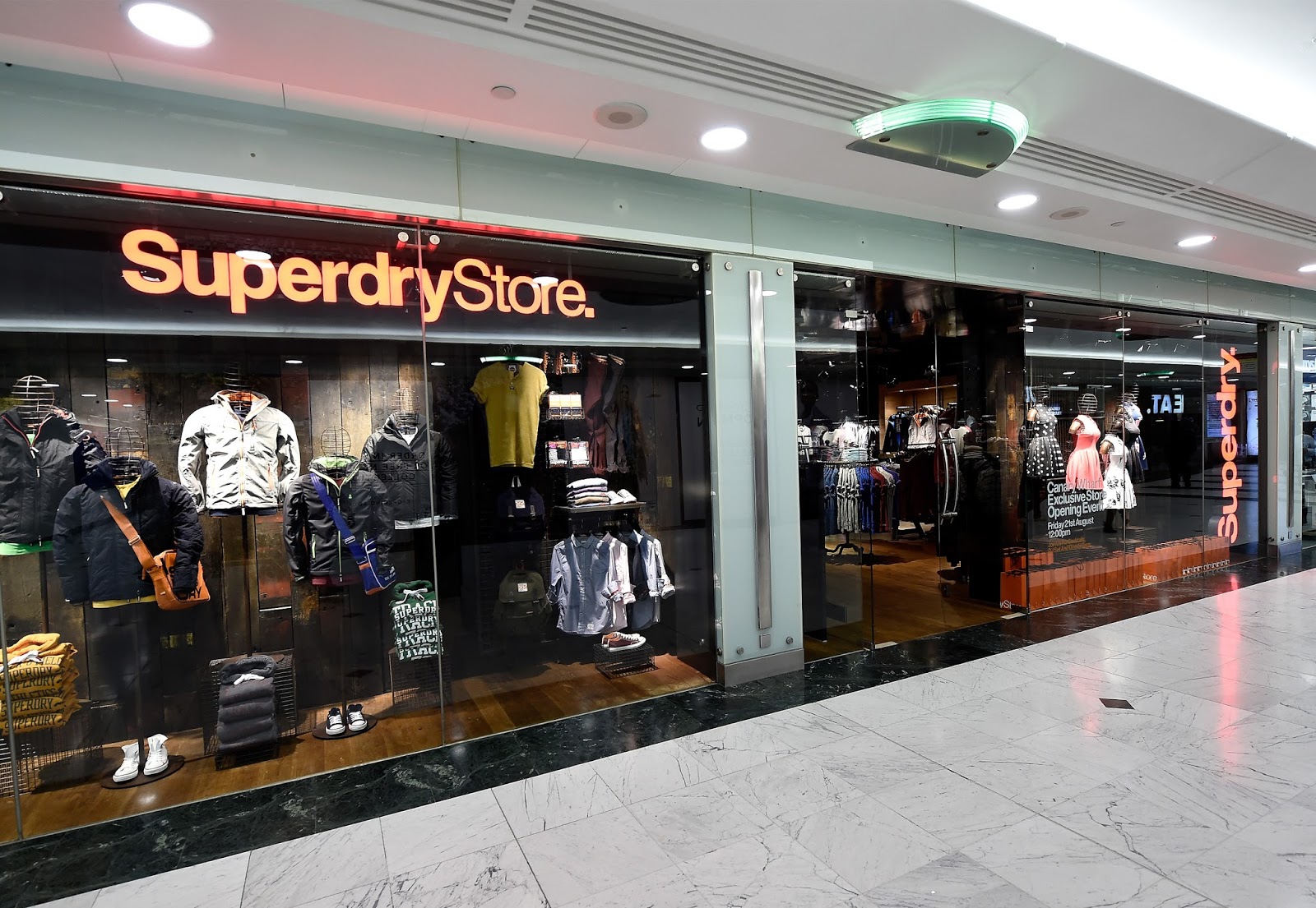 men's styling: SUPERDRY LAUNCH CANARY WHARF!‏