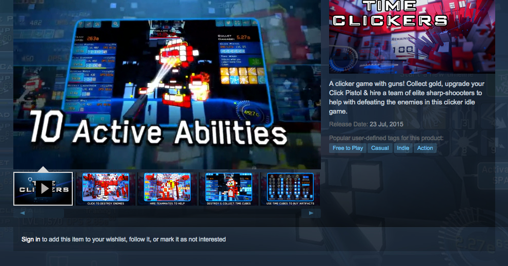 Proton Studio: Time Clickers is Now Available on Steam