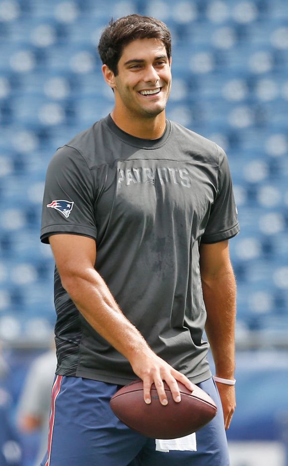 Favorite Hunks & Other Things: FaVorite FiVe: Jimmy Garoppolo