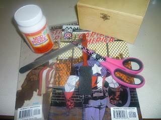 The Classy Punk: DIY For Him Comic Book Box!