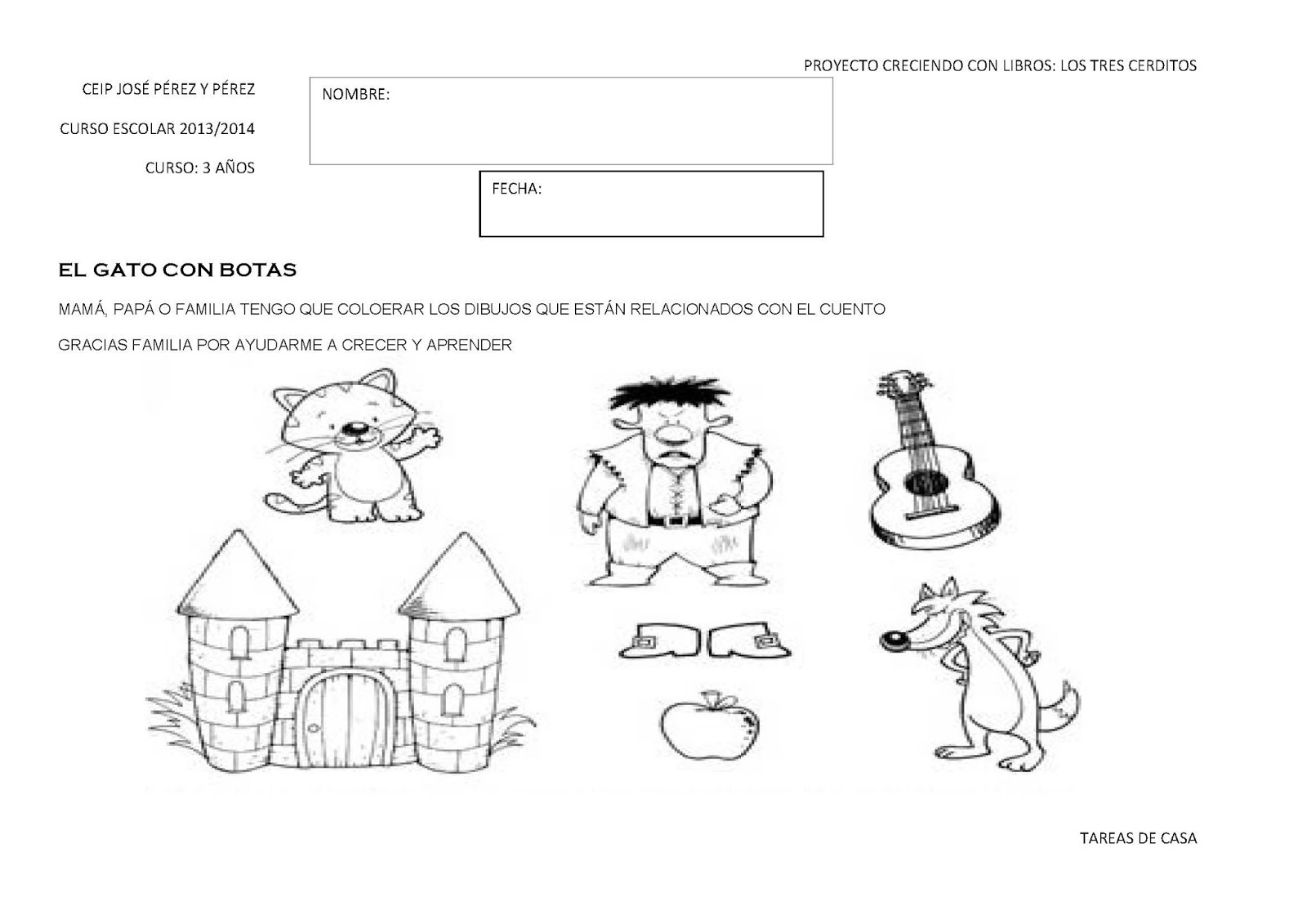 Proyectos Educación Infantil: PROYECTO "Creciendo con libros". El gato ...