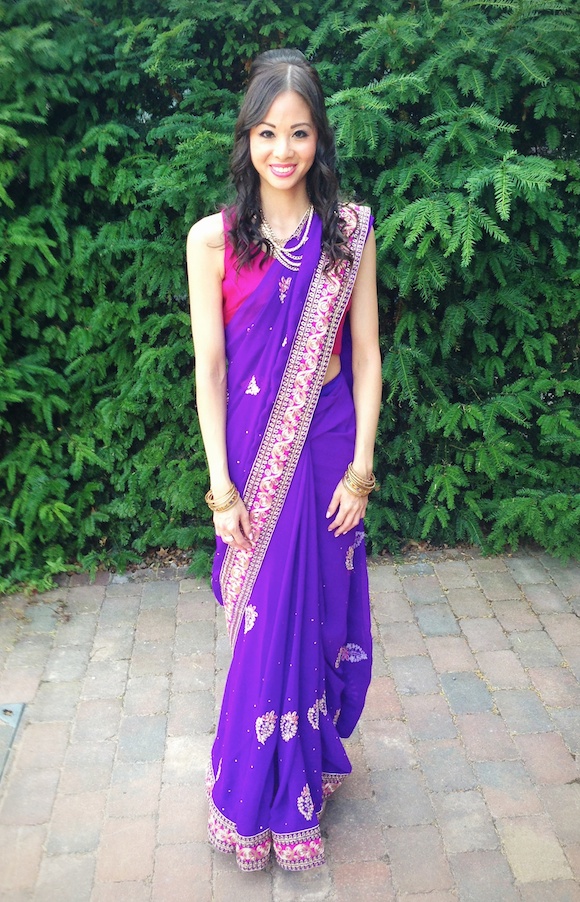 little black pearls: Sari Style