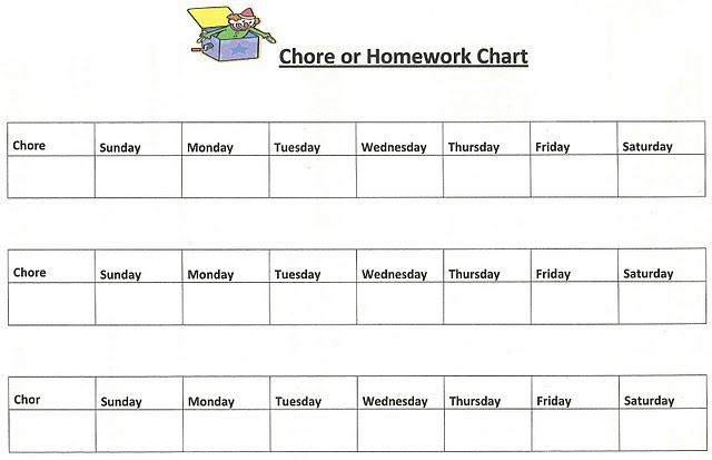 Frugal Freebies: Free Behaviour, Chore Charts & Templates (ALL)