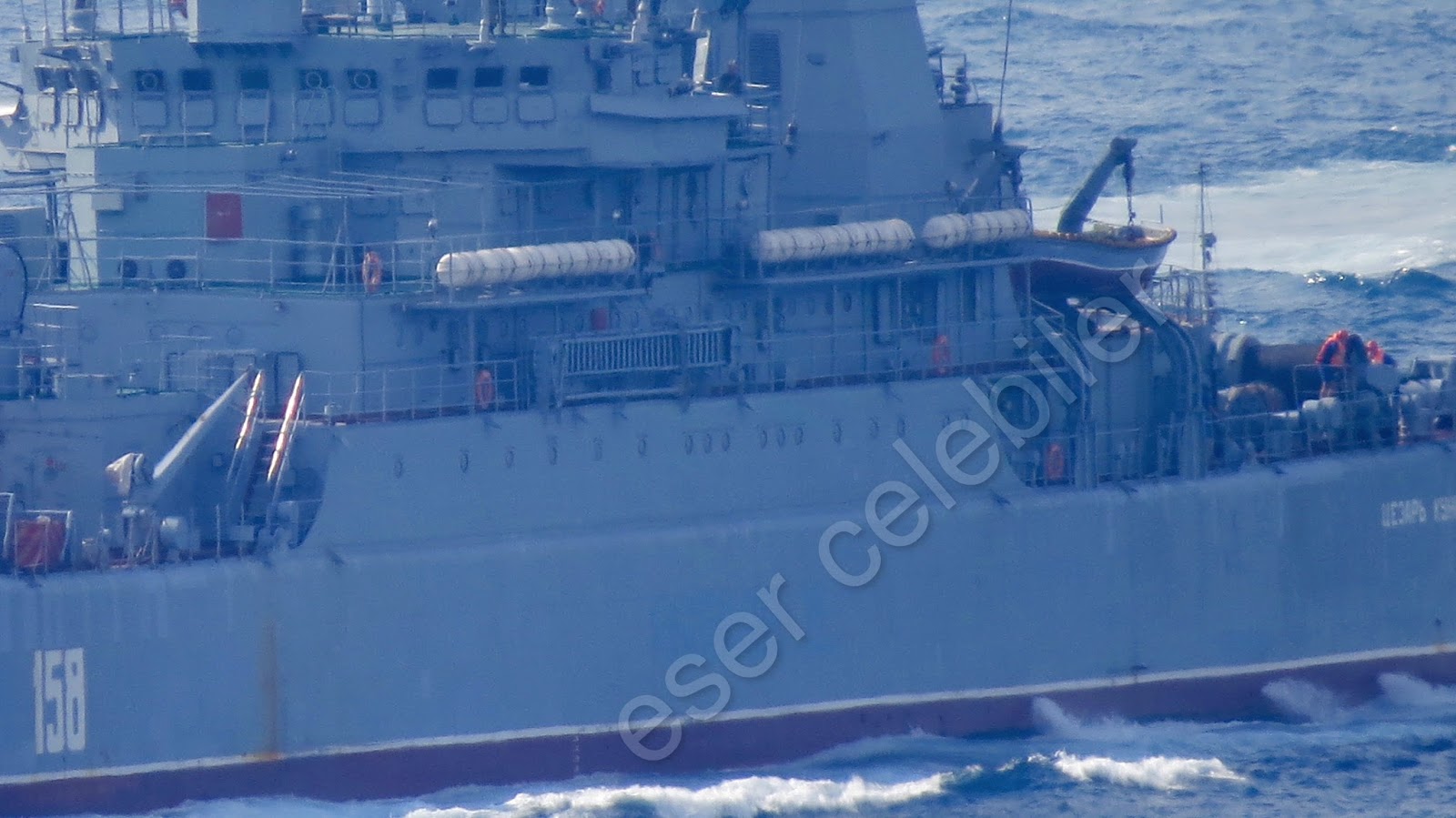 WARSHIPS ON THE BOSPHORUS: 158 Caesar Kunikov (BDK-64) Ropucha II