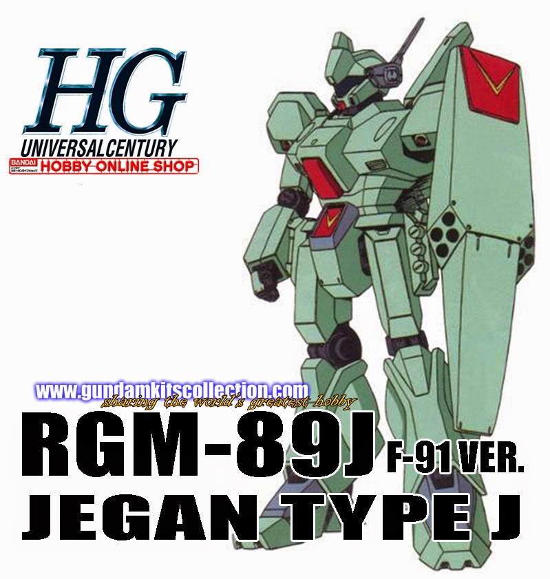 P-Bandai: HGUC 1/144 RGM-89J Jegan Normal Type [F91 ver.] [REISSUE ...
