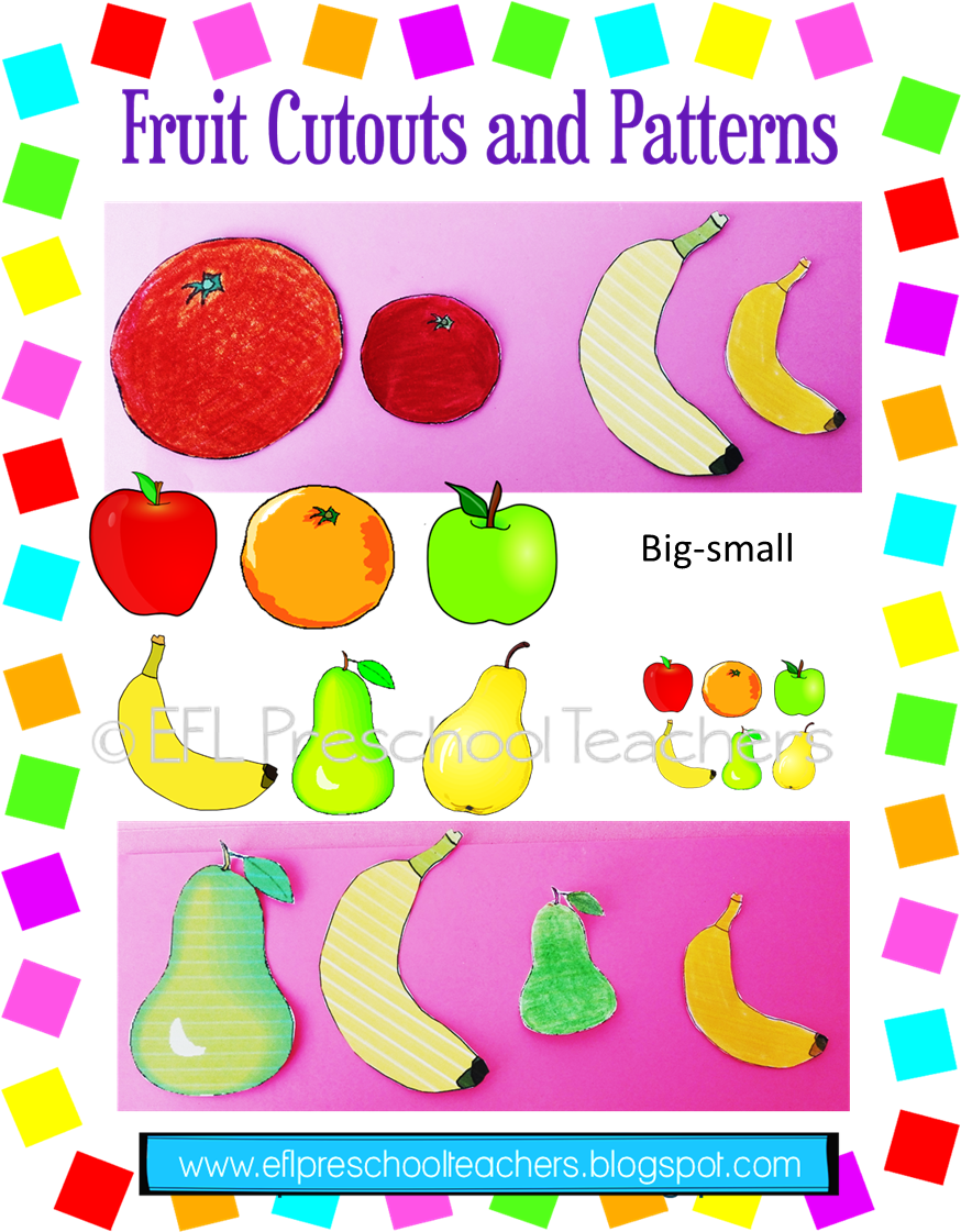 ESL/EFL Preschool Teachers: Fruit Theme for the Preschool ELL