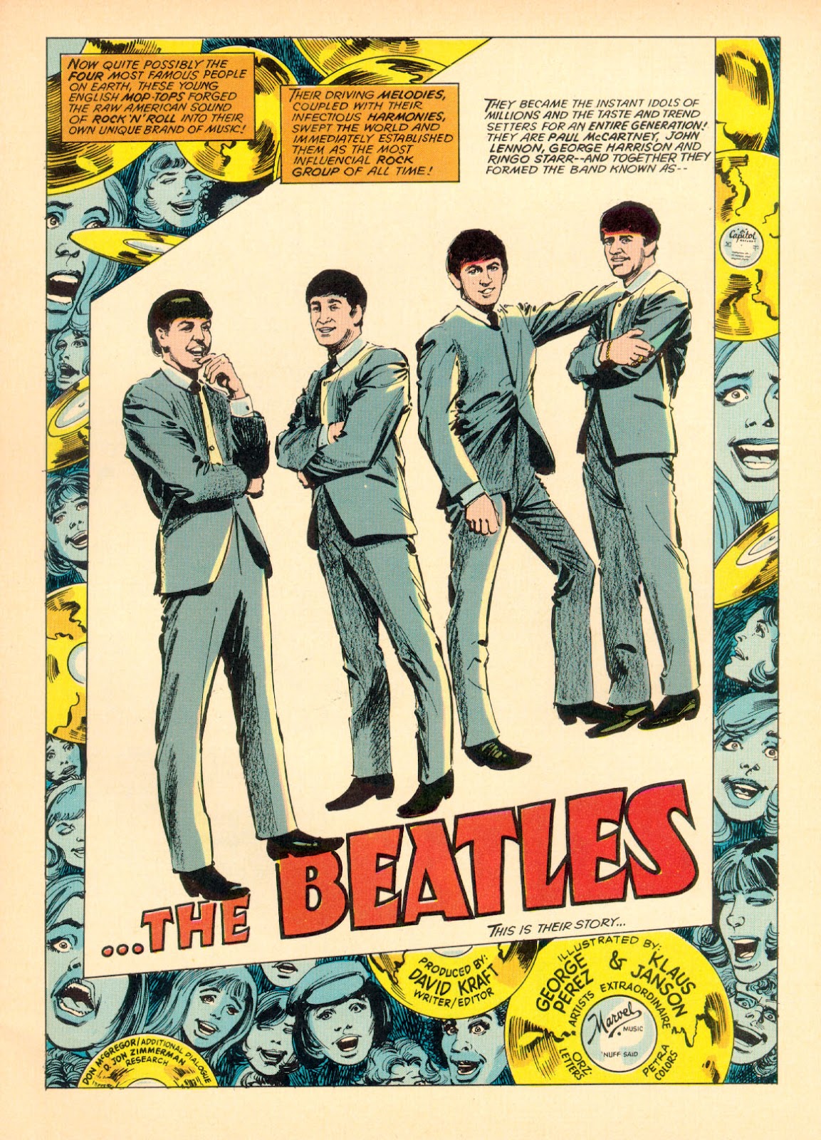 music ruined my life: The Beatles Story (Comic, 1978)