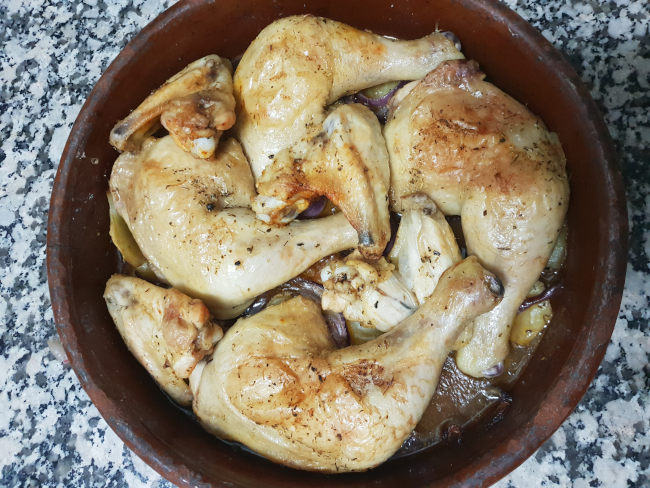 Pollo Al Horno En Cazuela De Barro - Noticias de Pollo