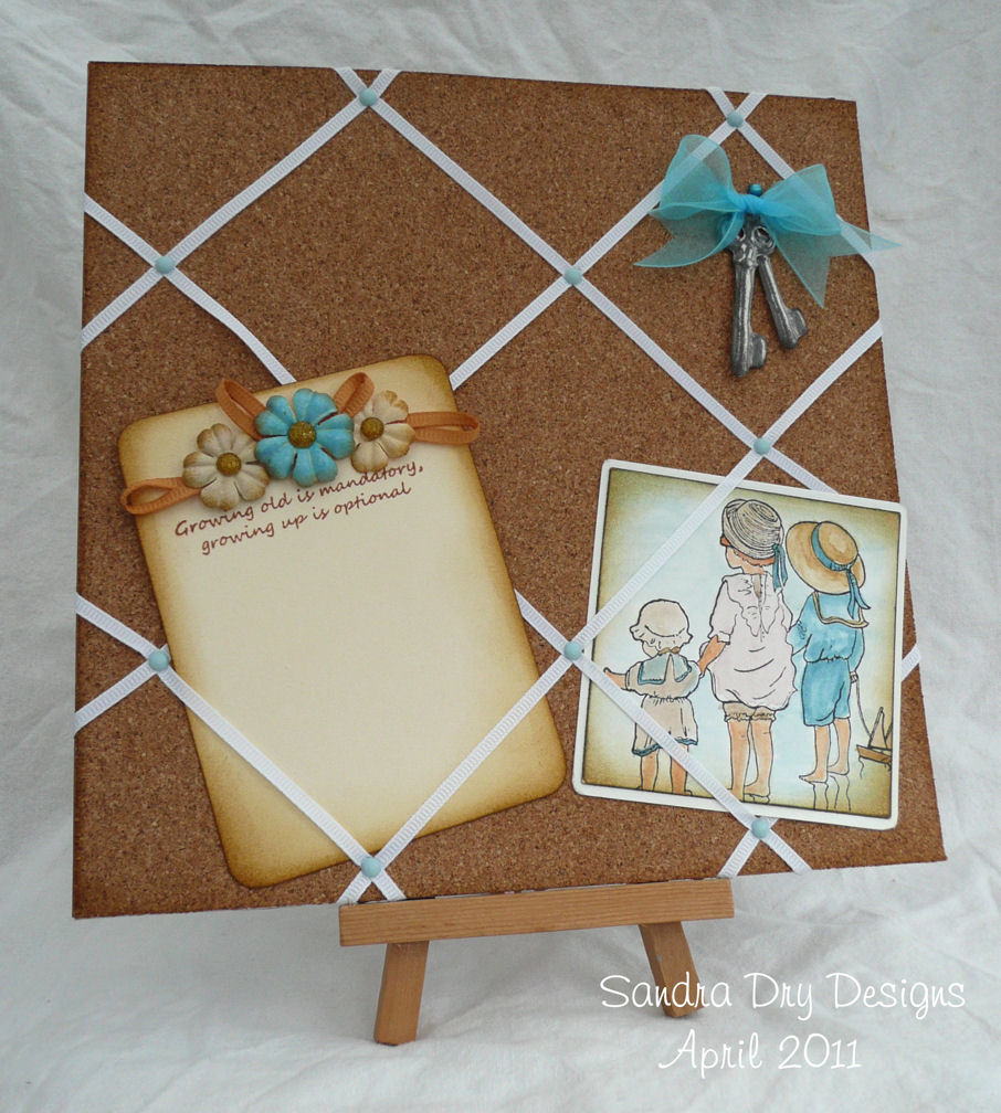 Sandra Dry Designs: Pinboard Card
