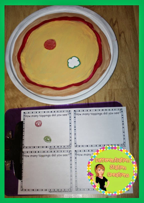 The Primary Pack: DIY Pizza Math Manipulative: Subitizing!