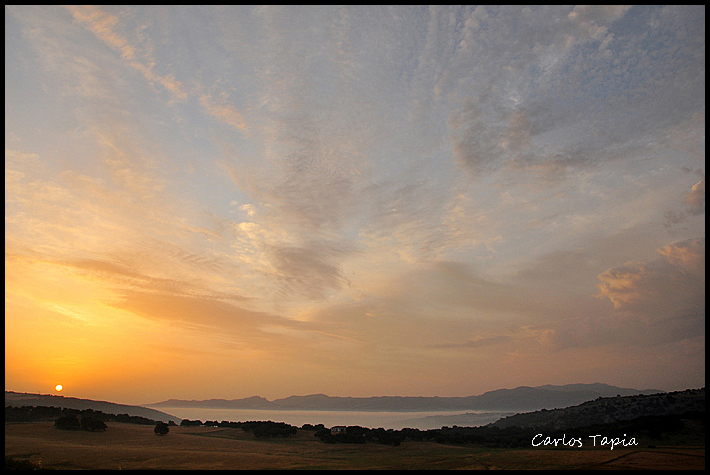 SERRANIA DE RONDA, naturaleza: amanecer desde el Cupil