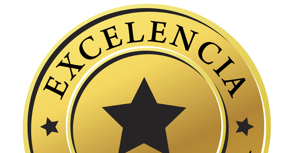 Sello De Oro Del Centro De Excelencia
