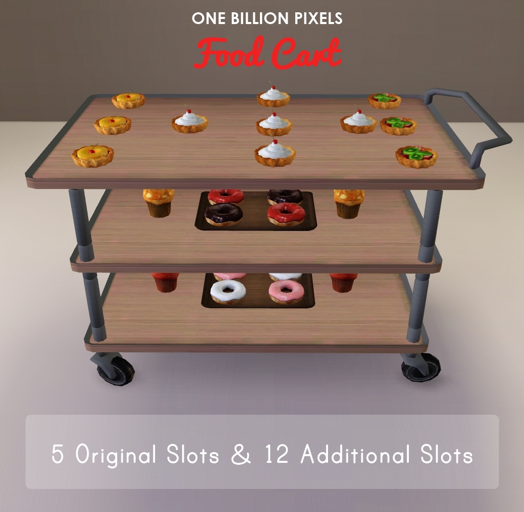 Party Add Ons (Table & Food Cart) - One Billion Pixels