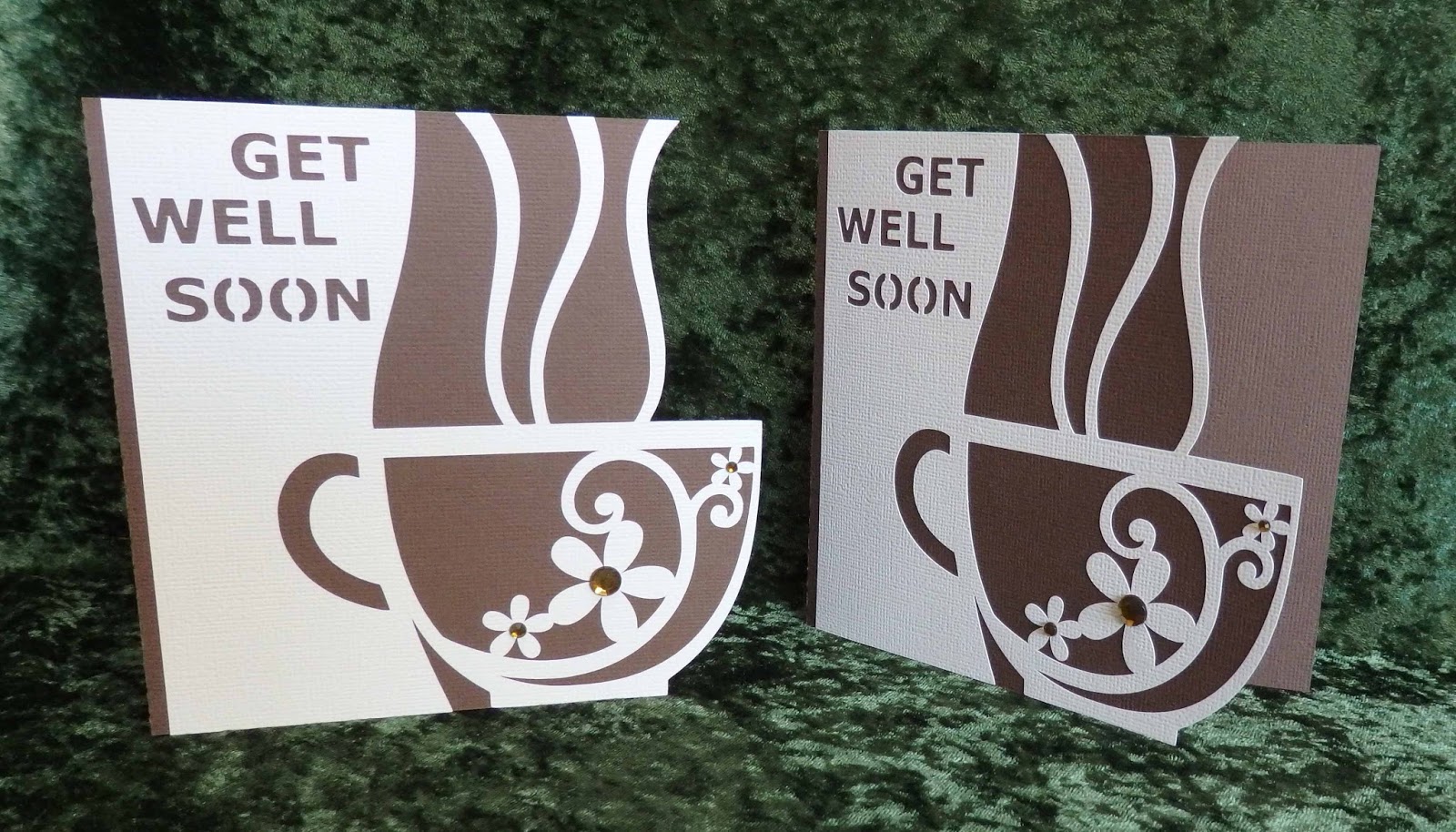 Tracy's Creative Adventures: Get Well Wishes ... Spring Coffee Lovers style