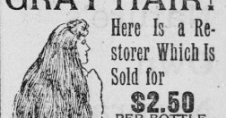 19th Century Historical Tidbits: 1895 Hair Dye