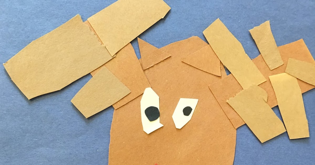 Art Room Blog: Kinder Construction Paper Rudolph...