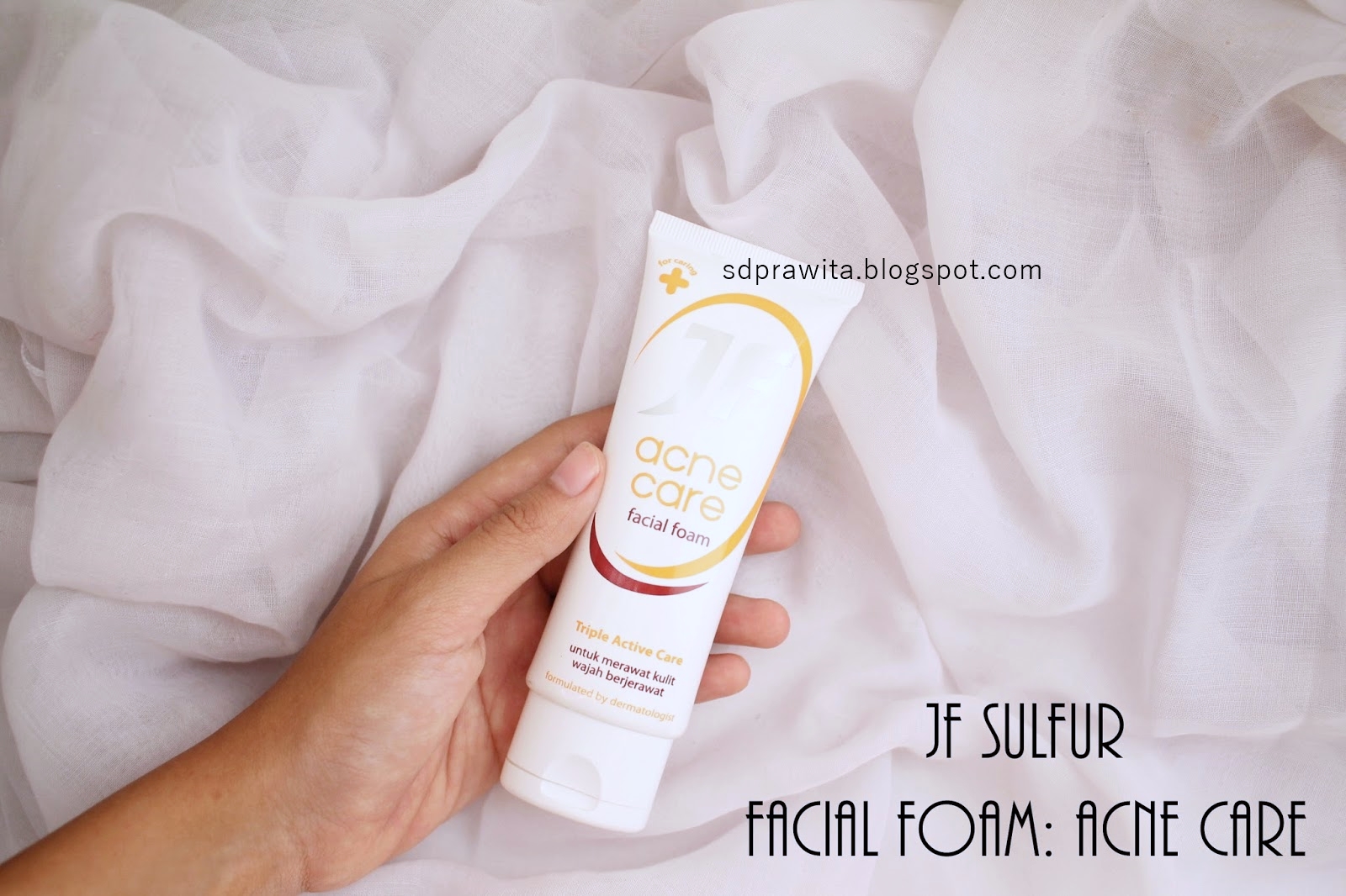 Review JF Sulfur Facial Foam: Acne Care - FIRADWIP