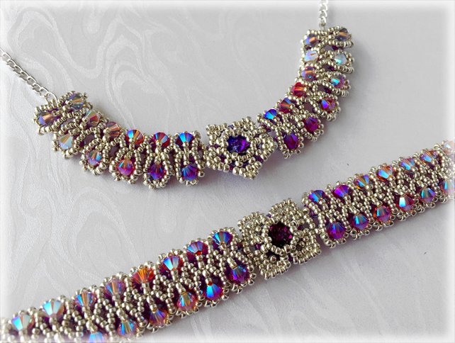 Glamorous Beadwork Patterns and Tutorials by AsszaBeadingArts / The ...