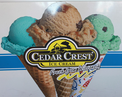 Hippie Dippie Goodie Grandma: Cedar Crest Ice Cream