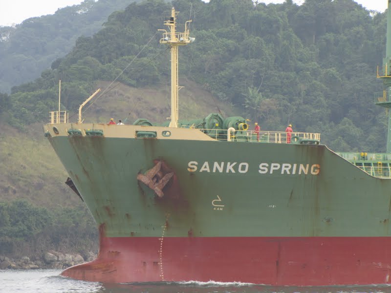 Navios em Santos: Sanko Spring