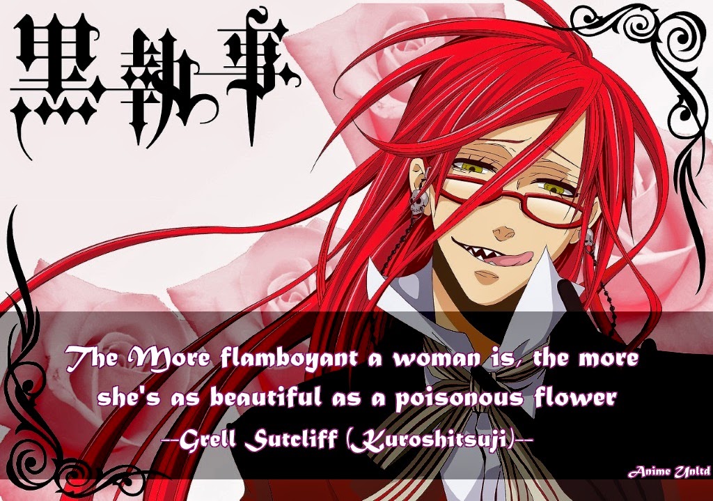 Black Butler Grell Sutcliff Quotes