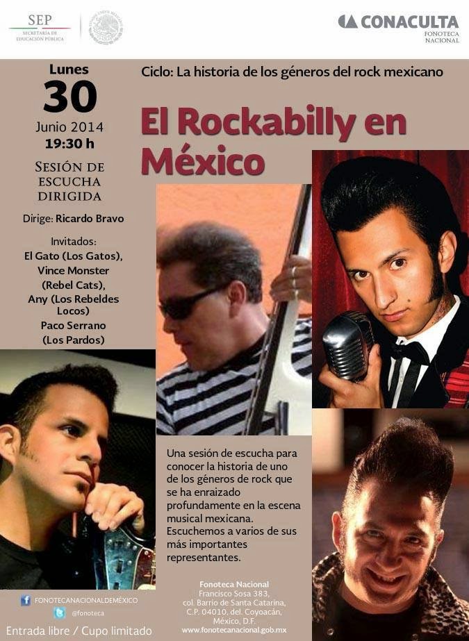 Música // Ctrl Z: El Rockabilly en México, hoy en la Fonoteca Nacional.