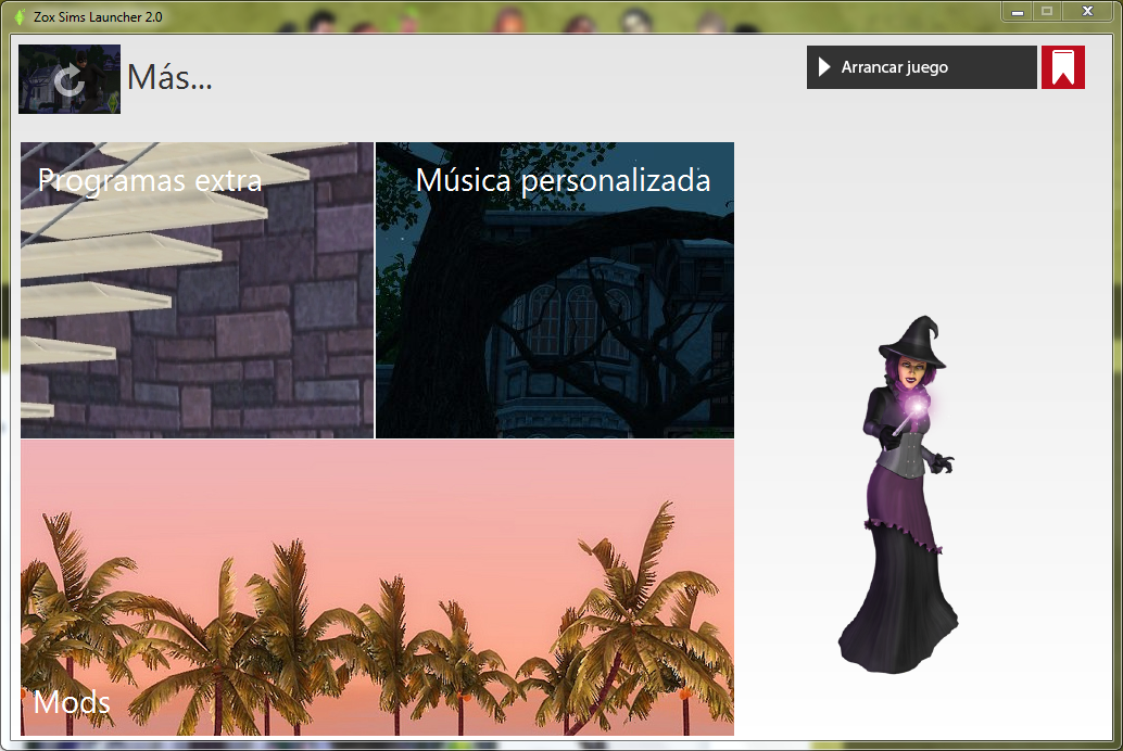 Sims 3 Launcher: Zox Sims 3 Launcher 2.1.1