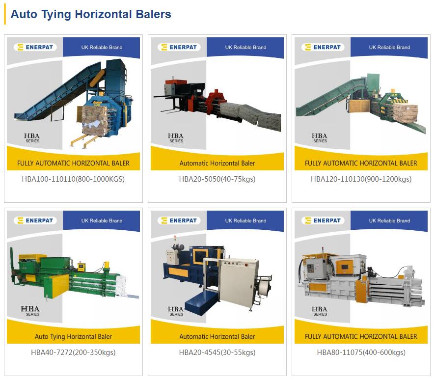 UK Hydraulic Horizontal Baling System, with Good efficiency and high ...